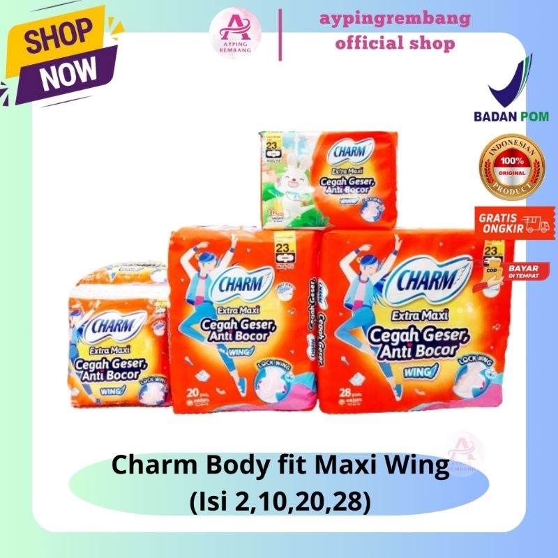 Jual Charm Bodyfit Maxi Wing | Shopee Indonesia