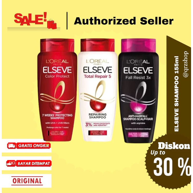 Jual ELSEVE Shampoo Kemasan Baru 155ml | Shopee Indonesia