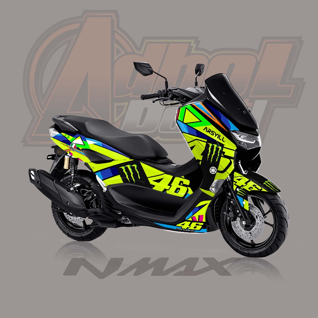 Jual Decal sticker Nmax 155 new | stiker decal nmax terbaru 2019/2020 ...