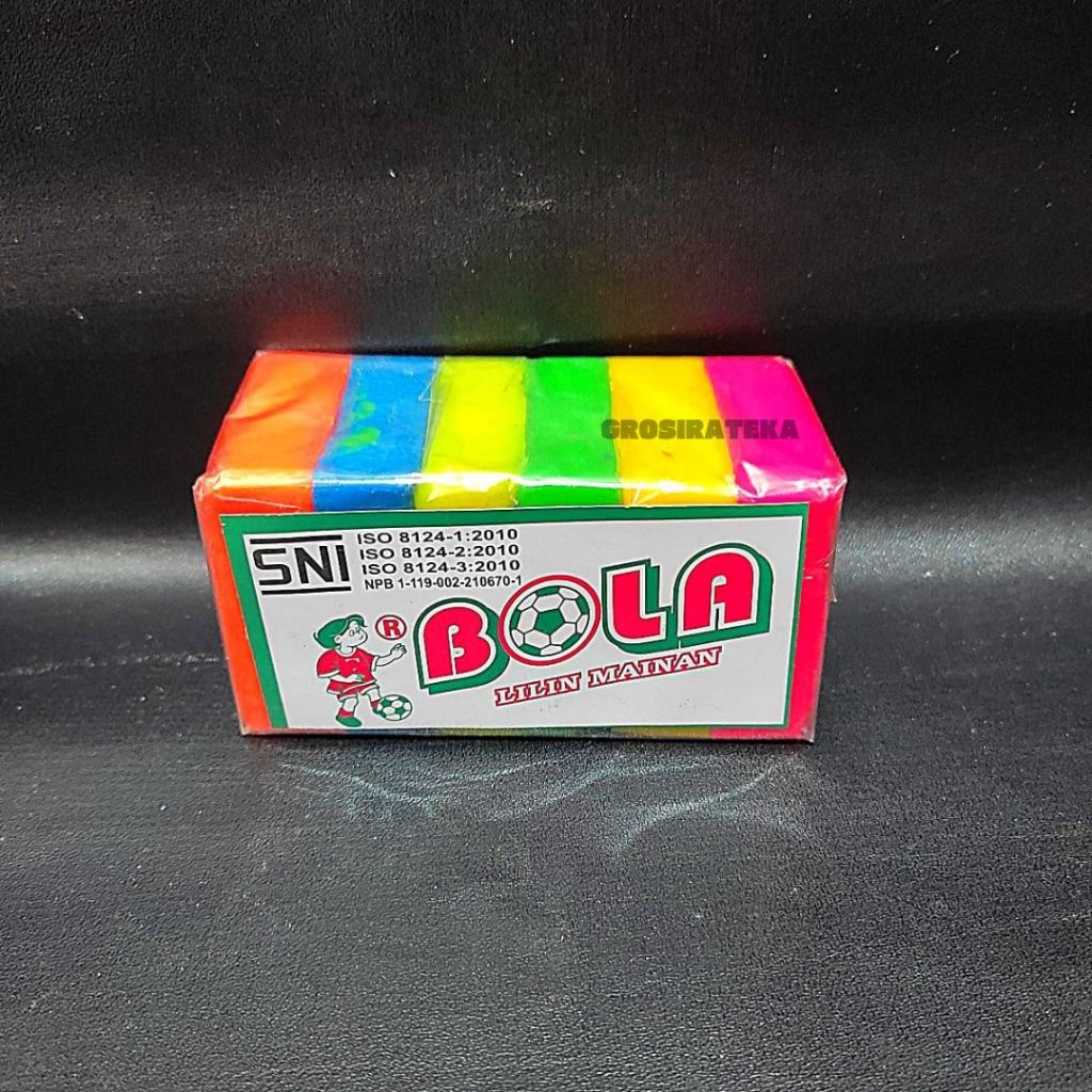 Jual PLASTISIN, MALAM, LILIN MAINAN, MALAM BESAR 6 WARNA BOLA | Shopee ...