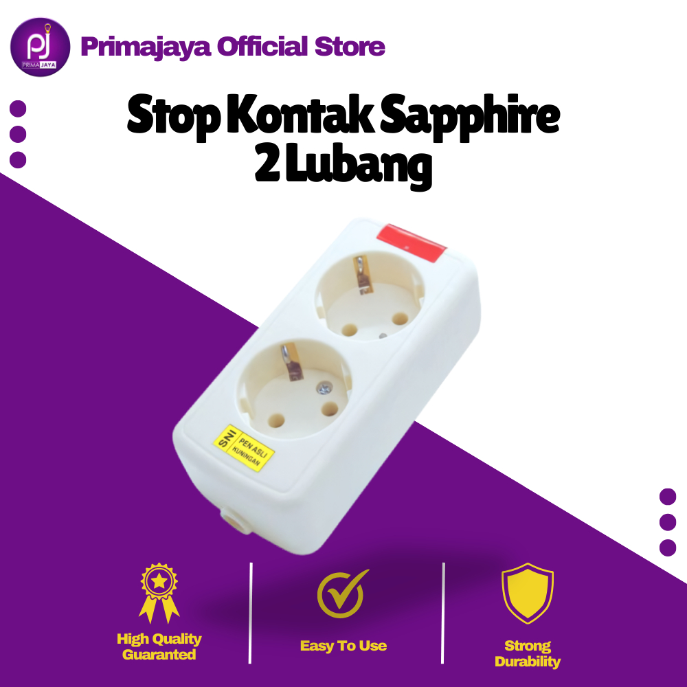 Jual Colokan Terminal Listrik Stop Kontak 2 Lubang Kabel Arde Saklar Tembaga Asli SNI Premium ...