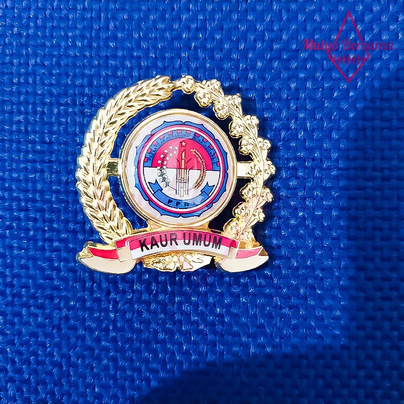 Jual Pin Bros Logo PPDI Kaur Umum Atribut Perangkat Desa Padi Kapas ...