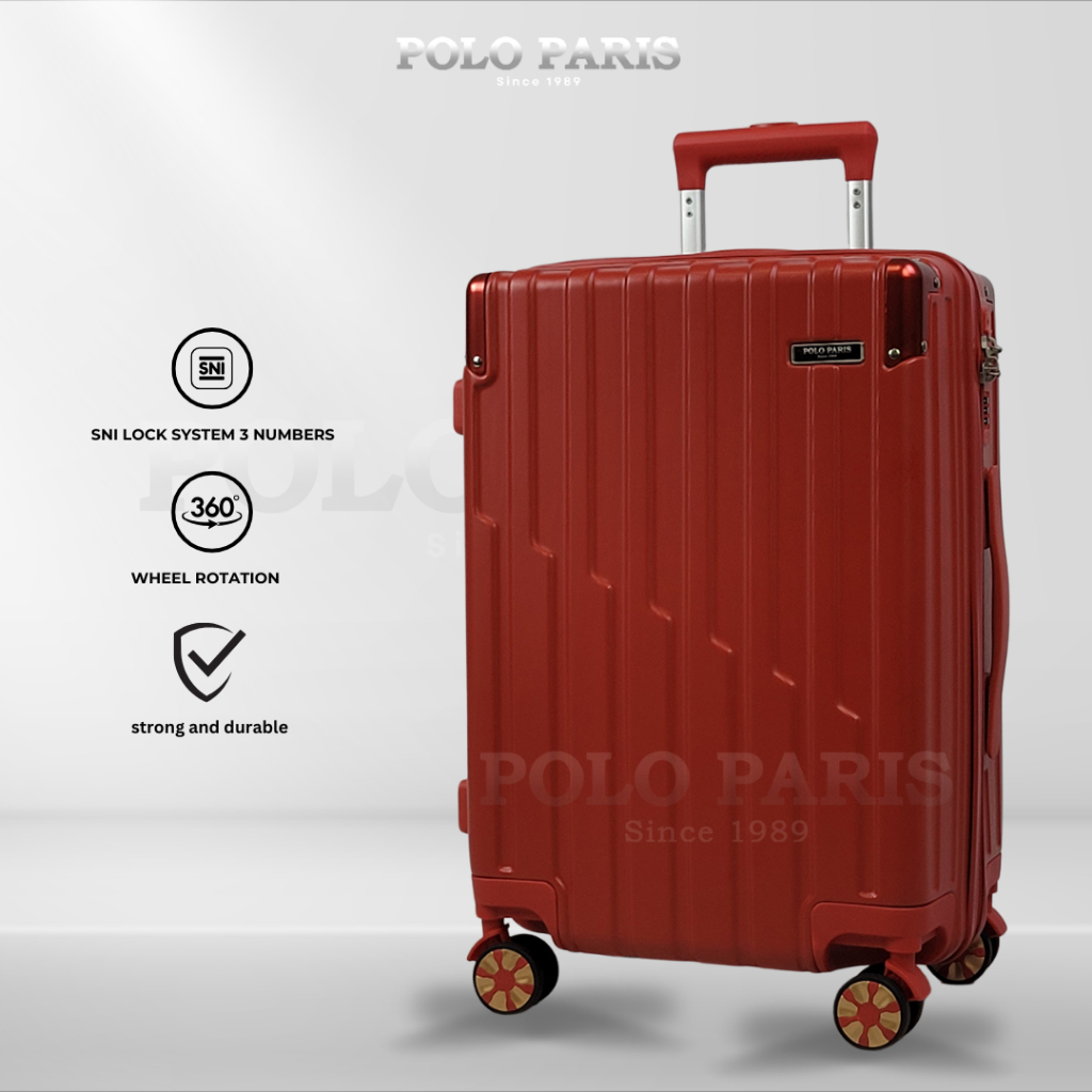 Jual POLOPARIS - Koper Premium Lokal 032 022 18/24 Inch Polycarbonate ...