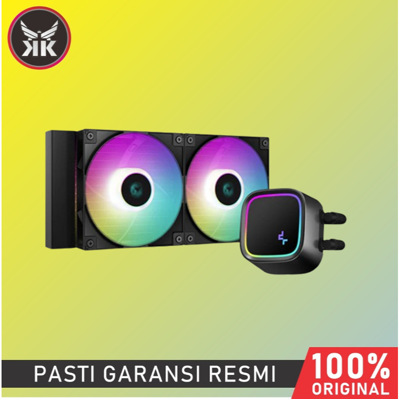 Jual DEEPCOOL LE520 BLACK ARGB 240MM LIQUID AIO WATER CPU COOLER ...