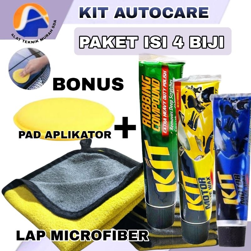 Jual PAKET Kit Compound 4Pcs - Kit Rubing Kompon 60 gr + kit Paste ...