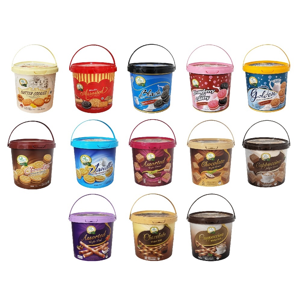 Jual Denex Handle Timba Plastik 350gr / Biskuit / Wafer / Wafer Roll ...