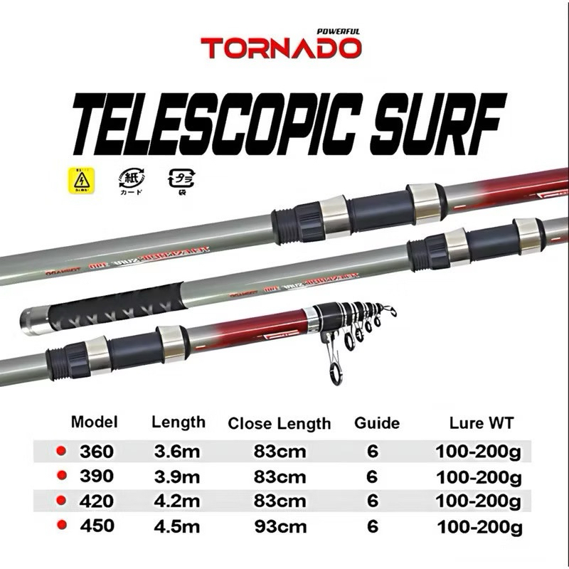 Jual joran Tornado telescopic surf joran murah joran pasiran joran ...