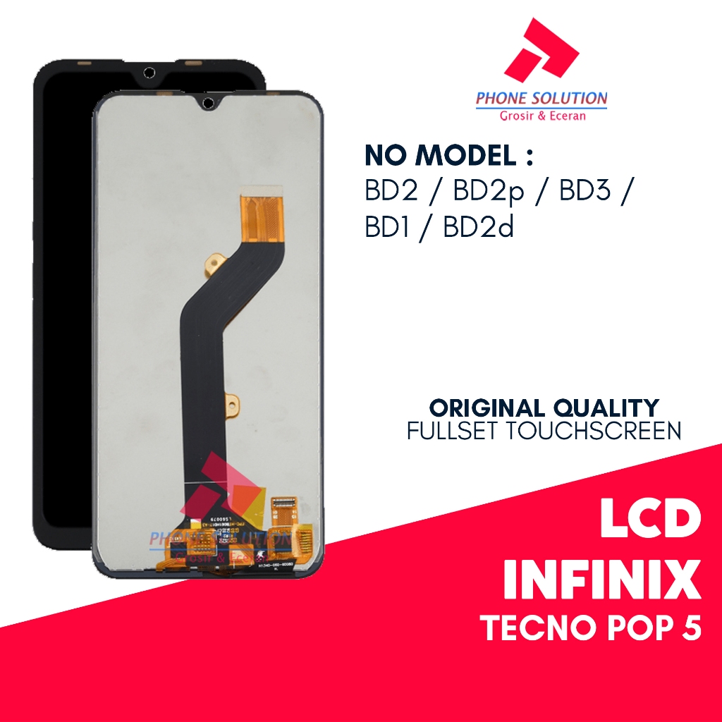 Jual LCD Infinix Tecno Pop 5 - BD2 / BD2D / BD2P / BD3 - Original ...