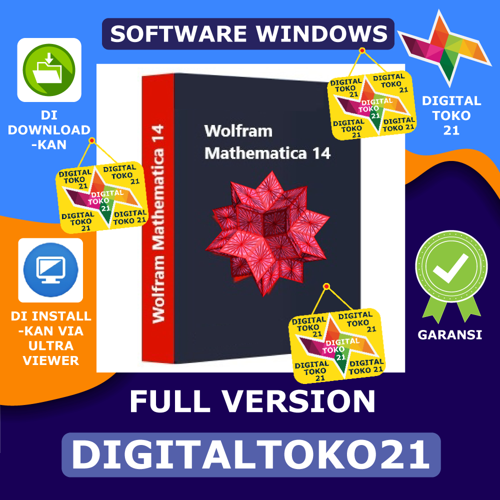 Jual [Diinstallkan] Wolfram Mathematica 14.3 Full Version Software PC Komputer Laptop Windows ...