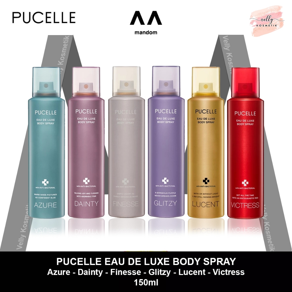 Jual Pucelle Eau De Luxe Body Spray 150ml | Shopee Indonesia