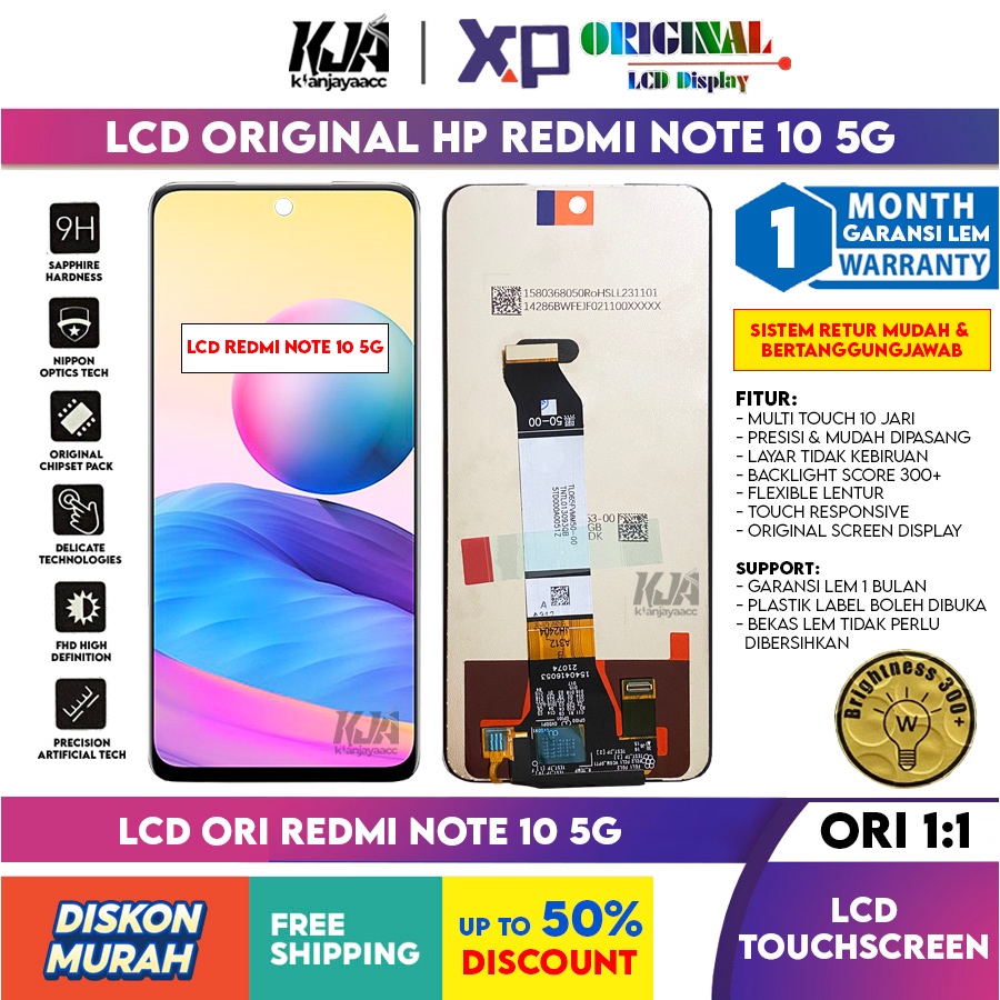 Jual LCD Original Redmi Note 10 5G LCD Touchscreen Hp ORI | Shopee ...