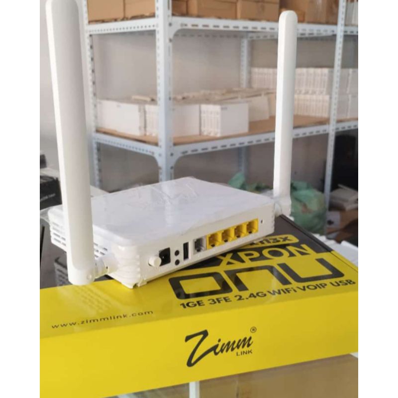 Jual ZIMMLINK XPON ONU ZL-2113X LENGKAP BERPOSTEL | Shopee Indonesia