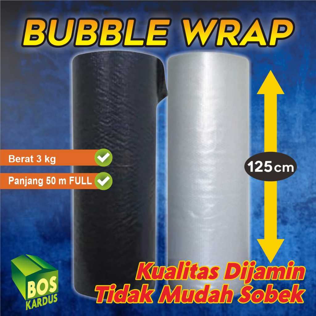 Jual Bubble Buble Babel Bable Wrap Warp Bubblewrap Roll Murah Bening ...