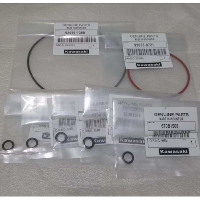 Jual karet O oring head ninja r ss rr O kawasaki harga set 7pcs ...
