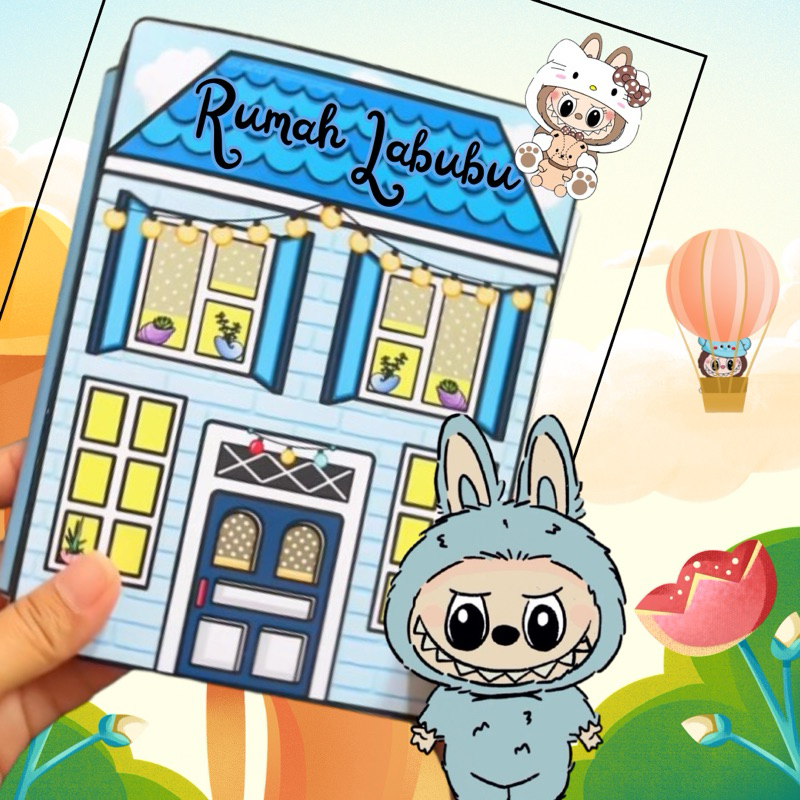 Jual PAPERDOLL LABUBU BUKU EDUKASI MAINAN EDUKASI PAPER DOLL LABUBU ...