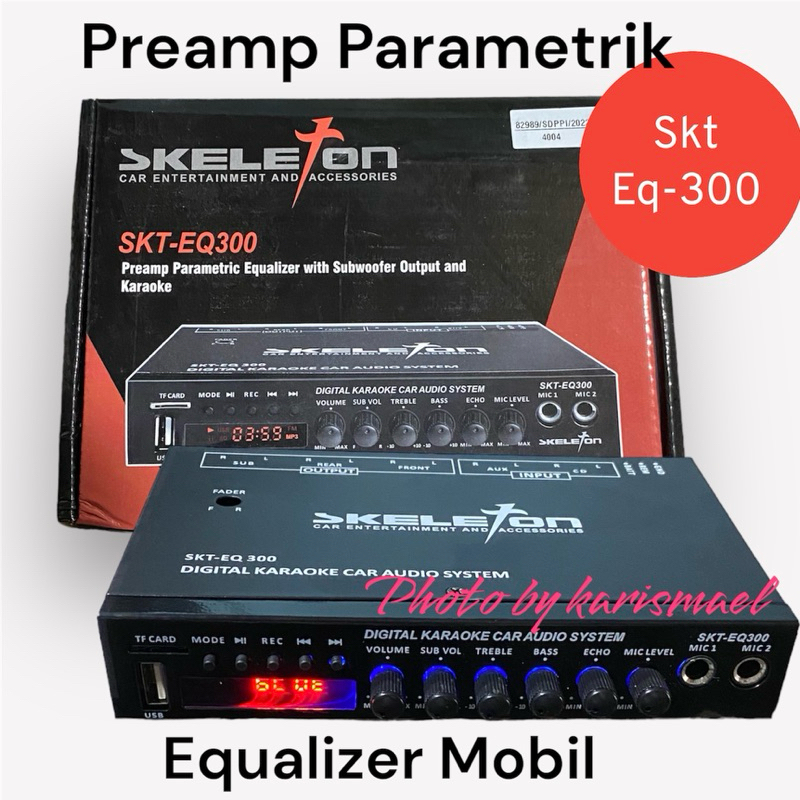 Jual pream parametrik equalizer mobil skeleton ex300 | Shopee Indonesia