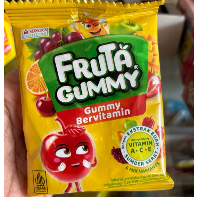 Jual Fruta Gummy Vitamin 6 mix variants (1 pcs) | Shopee Indonesia