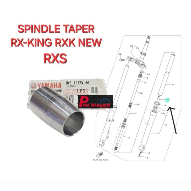 Jual BOSH BOS SULING SHOCK SPINDLE TAPER SOK RX-KING RXK RXS RX KING ...