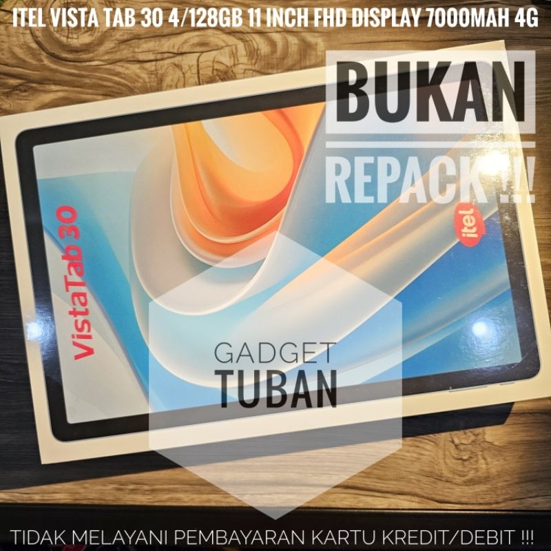 Jual Itel Vista Tab 30 4/128 GB 11 inch FHD Display 7000mAh 4G | Shopee ...