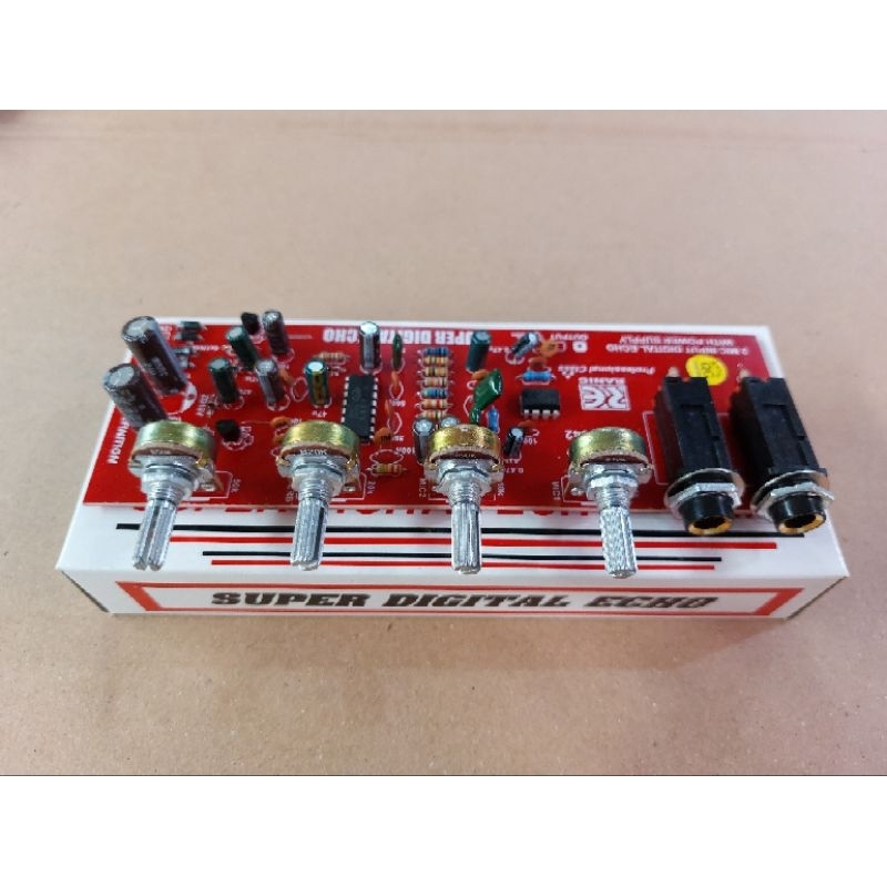 Jual Kit Echo Delay 2 Mic Plus Regulator Soket mic | Shopee Indonesia