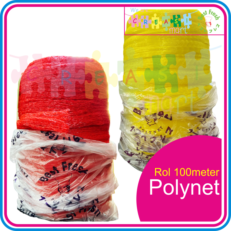 Jual Jaring Buah Polynet Rol 100meter Polinet Rambang Waring Kelengkeng ...