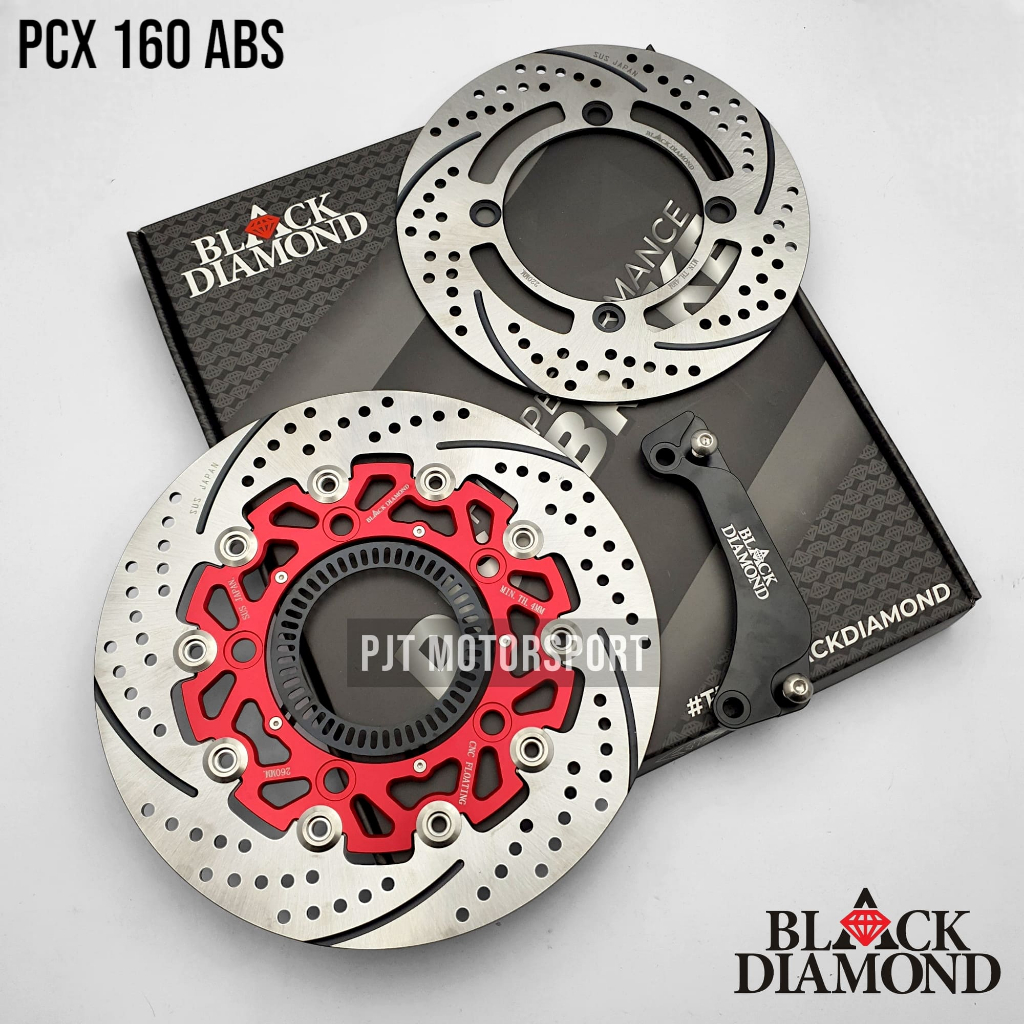Jual Paket Set Piringan Cakram Honda PCX 160 ABS CBS CNC Floating Depan ...
