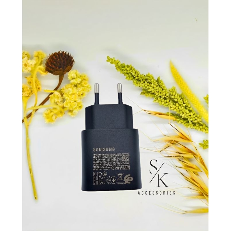 Jual ADAPTER CHARGER SAMSUNG A55 5G TYPE C USB TYPE C ORIGINAL KEPALA ...