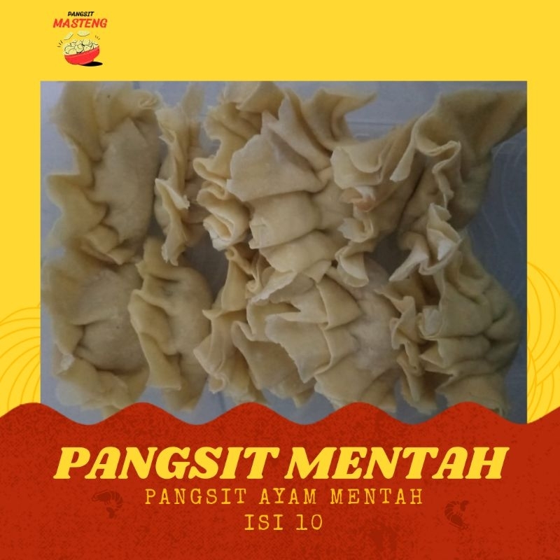Jual PANGSIT AYAM - isi 10 //Pangsit Kuah//Pangsit Goreng//Pangsit ...
