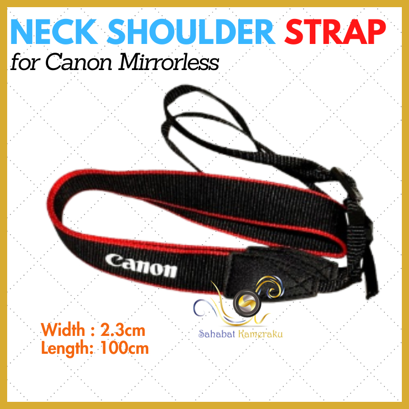 Jual Strap Canon EOS Mirrorless Strap kamera Strap Kalung Tali Leher ...