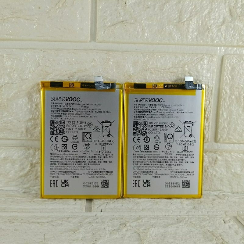 Jual BATERAI OPPO A58 4G CPH2577 BLPA19 / BLPA21 ORIGINAL/BATRE/BATTERY ...