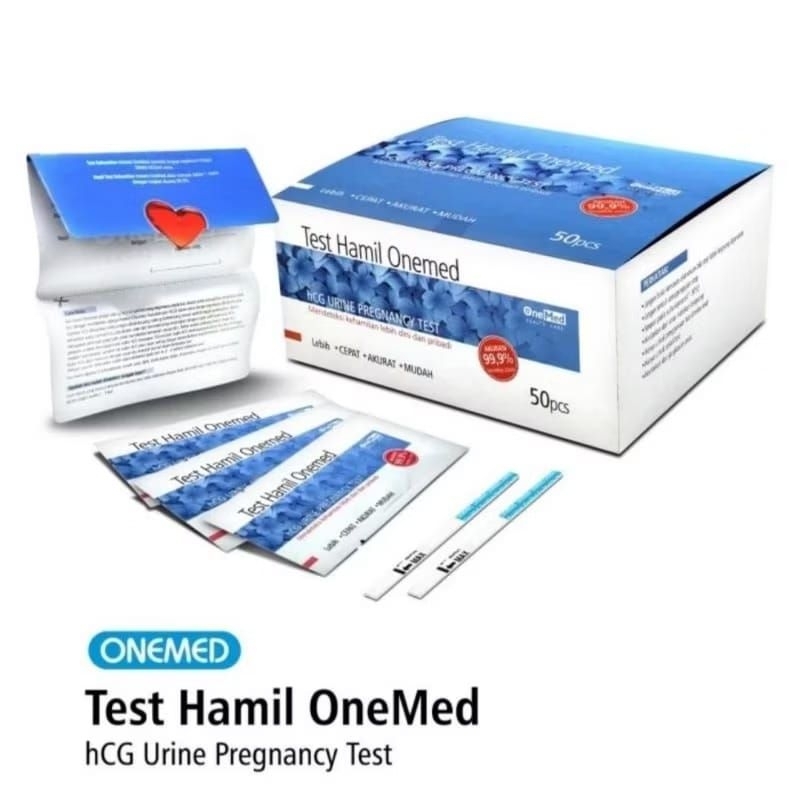 Jual TestPack Onemed / Test Kehamilan Strip (Per Box isi 50 pcs ...