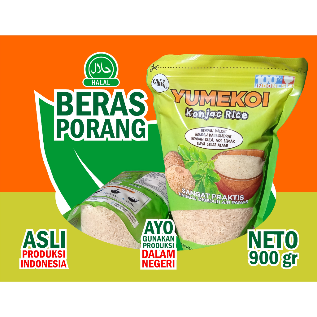 Jual BERAS PORANG, PILIHAN TEPAT UNTUK GAYA HIDUP SEHAT. Beras untuk ...