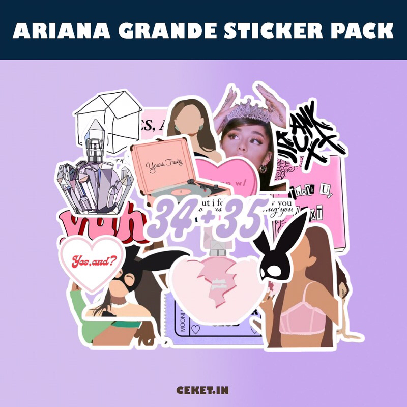 Jual Ariana Grande Sticker Pack (20pcs) | Shopee Indonesia
