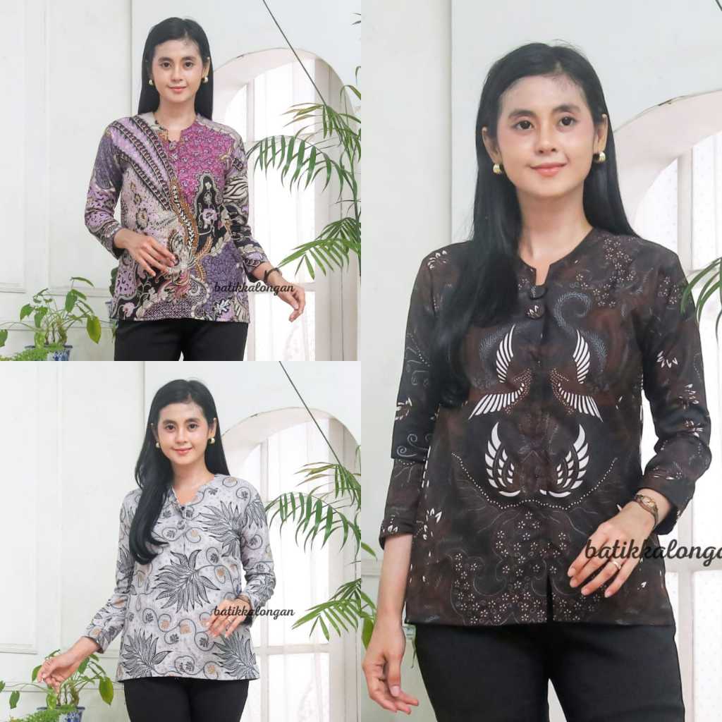 Jual Couple Batik baju pria wanita batik seragam kpps kantor batik ...