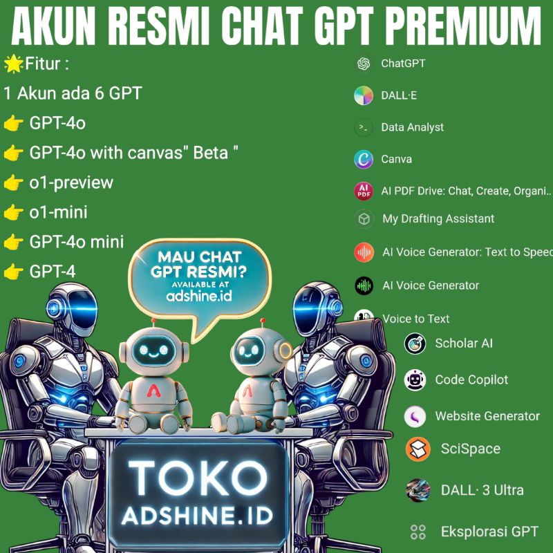 Jual Chatgpt 4 plus - Akun Chat gpt 4 pr1vate | Shopee Indonesia