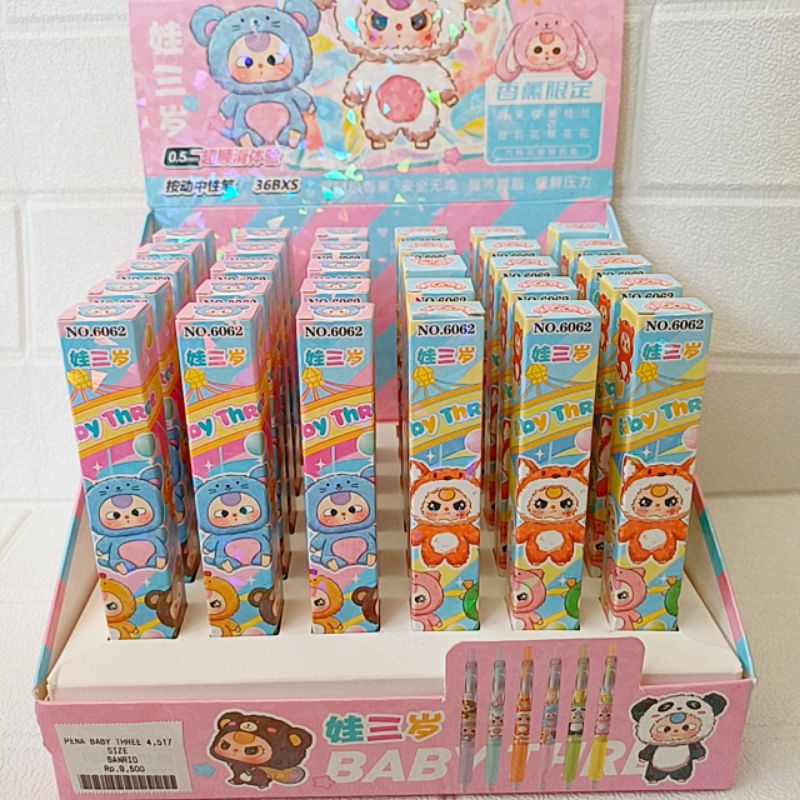 Jual BOLPEN BLIND BOX KARAKTER BABY THREE PREMIUM | Shopee Indonesia