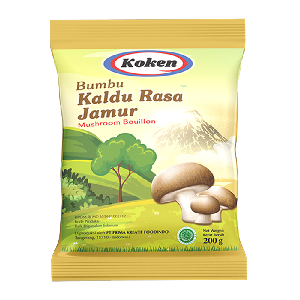 Jual KOKEN Kaldu Jamur Vegan Alami Instan Ekstrak Umami Bouillon Jamur ...