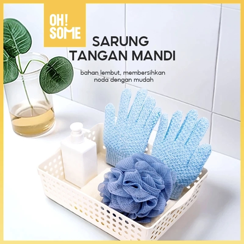 Jual OH!SOME - 40000KM Bath Gloves Sarung Tangan Mandi Waslap Scrub ...