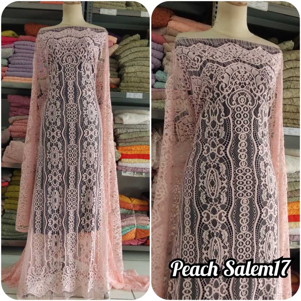 Jual Kain brokat semi francis sq sayloren isi per 1 panel, panjang 2.5 ...