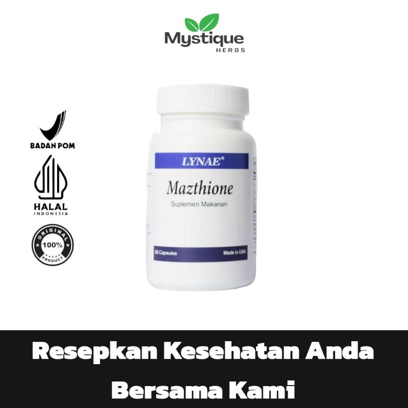 Jual MAZTHIONE LYNAE SUPLEMEN WHITENING GLUTATHIONE OBAT PEMUTIH KULIT WAJAH SUPLEMEN KECANTIKAN ...