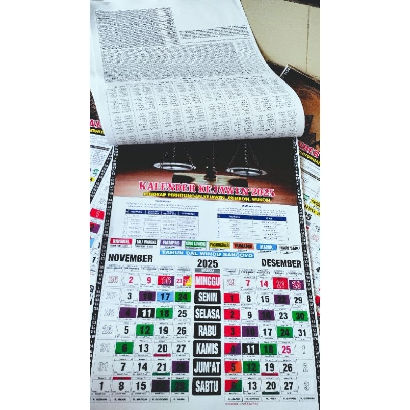 Jual kalender kejawen sabdo palon 2025 | Shopee Indonesia