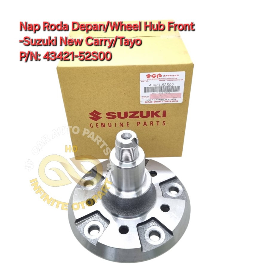 Jual NAP RODA DEPAN WHEEL HUB FRONT SUZUKI NEW CARRY TAYO 43421-52S00 ...