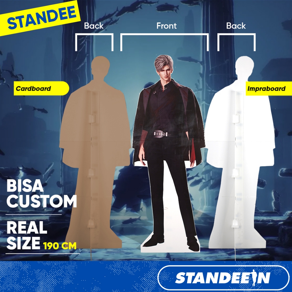Jual Standee Sylus Love and Deepspace Real Size Bisa Custom Gambar ...