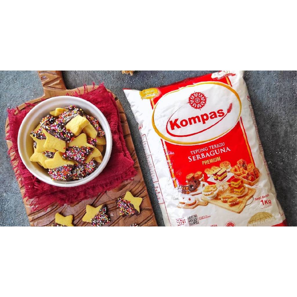 Jual Tepung Terigu Kompas Merah 1 Kg 1 Dus | Shopee Indonesia