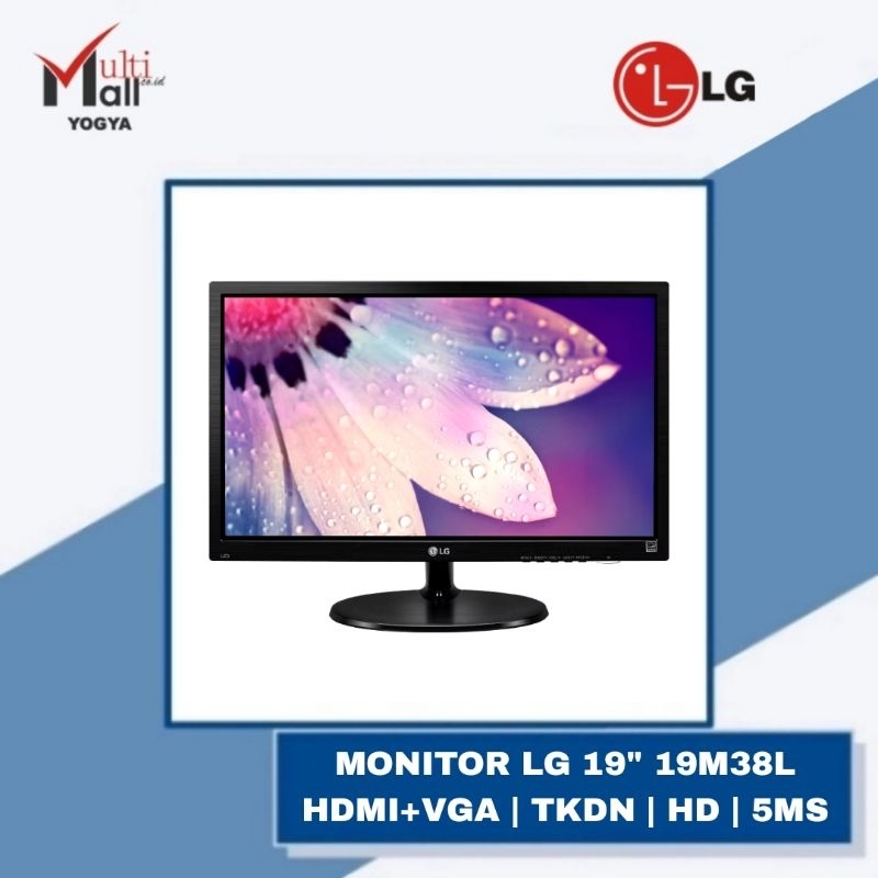 Jual LG Monitor 19M38L HDMI VGA LED 19" TKDN | Shopee Indonesia
