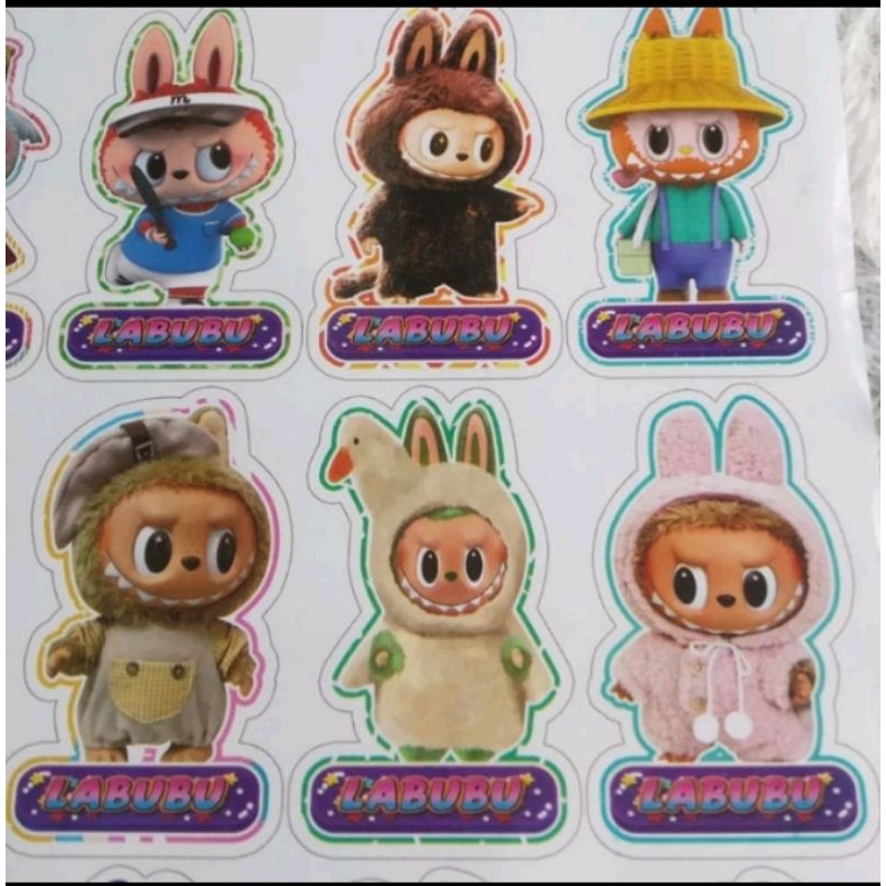 Jual Sticker LABUBU viral ( ECER / SATUAN) | Shopee Indonesia