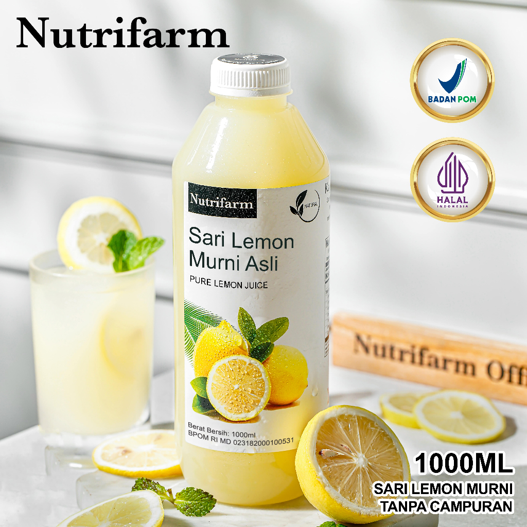 Jual Nutrifarm Sari Lemon 1000 ml | Shopee Indonesia