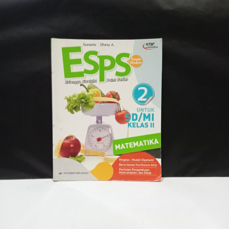 Jual Buku ESPS Erlangga Straight Point Series Matematika Untuk SD Kelas 2 - Gunanto | Shopee ...