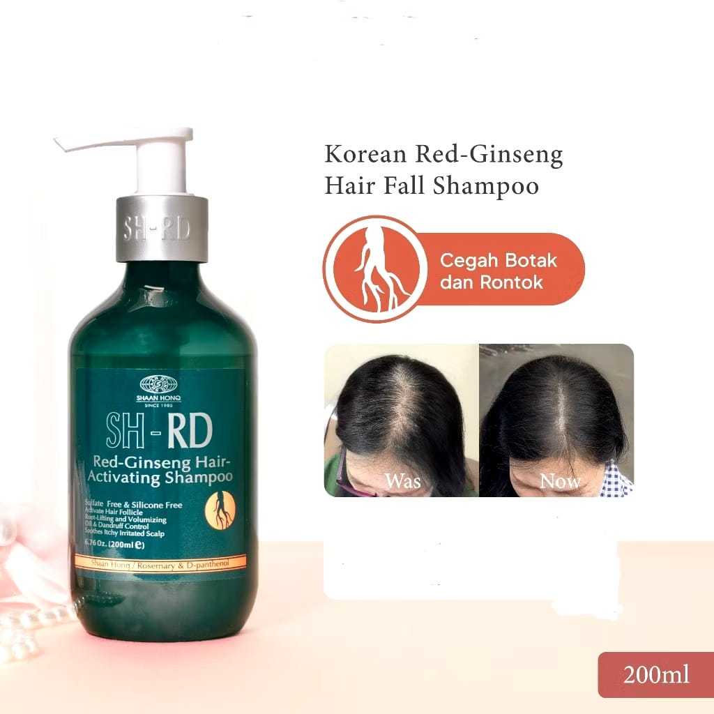 Jual SH-RD SHRD Red Gingseng Hair Activating Shampoo 200ml | Shopee ...