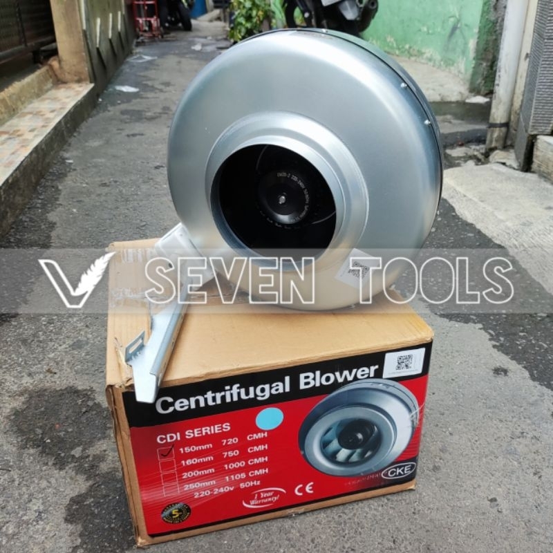 Jual Blower Hisap Centrifugal Blower 8 Inch CI-CDI 200 Duct Inline ...